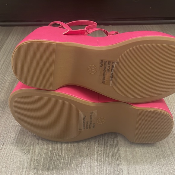 wild fable | Shoes | Nwt Pink Platform Heels | Poshmark